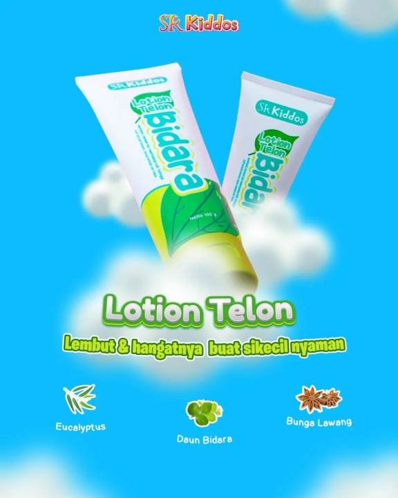 Lotion Telon Bidara SR12 Original - Baby Lotion SR12 - 100 Ml | Lazada ...