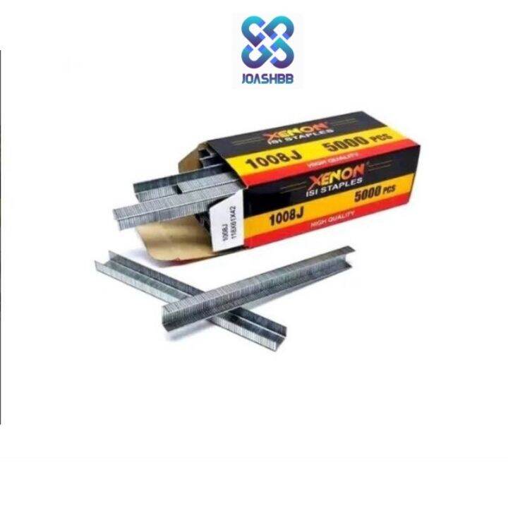 Isi Staples 1008J isi 5000bh Paku Tembak XENON- Refill Air Nailer ...