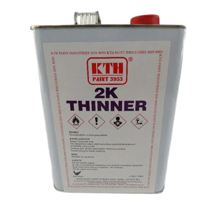 2kg KTH 2K thinner around 2 litre for high definition paint thinning ...