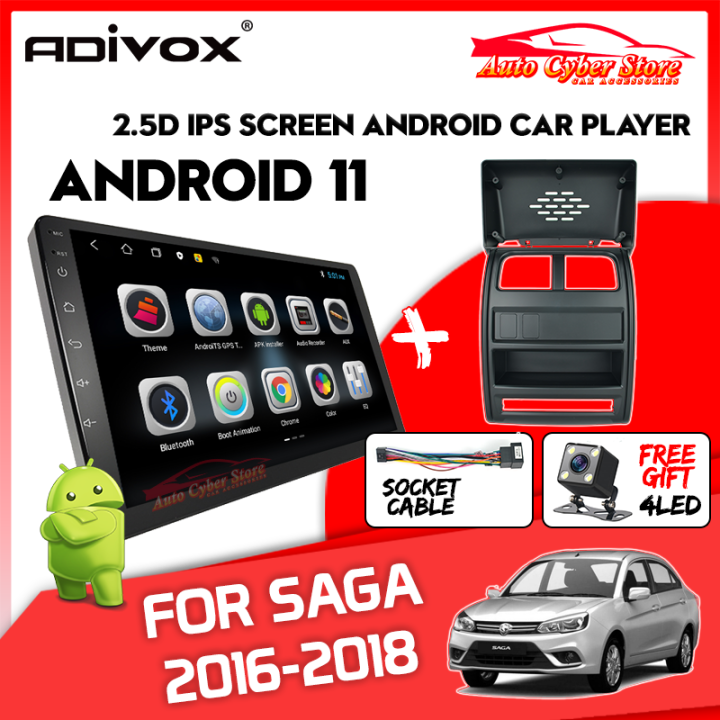 Proton Saga VVT 2016 2017 2018 (Low Spec) T3L Quad Core Processor Android Player 10.0 IPS Big ...