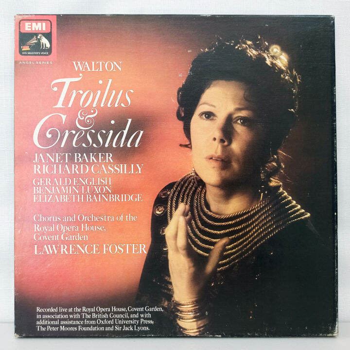 (Box Set, 3 LPs) William Walton, Lawrence Foster - Troilus & Cressida ...