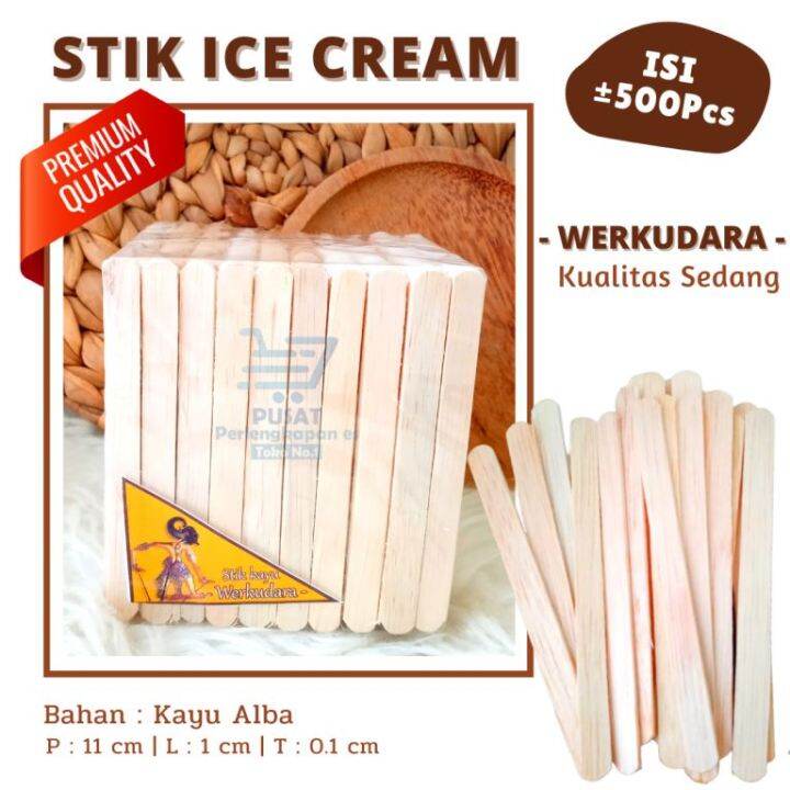 STICK ICE CREAM 500 PCS STIK ES KRIM KUALITAS BAGUS - STIK ES KRIM KAYU ...