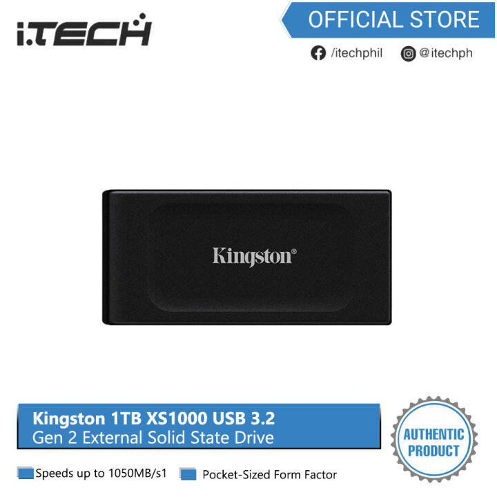 Kingston 1TB XS1000 USB 3.2 Gen 2 External Solid State Drive | Lazada PH