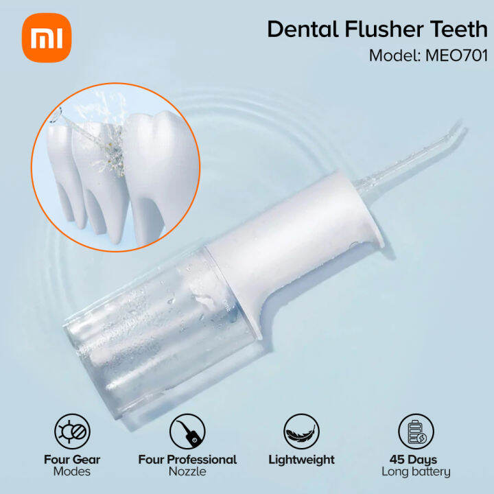 XIAOMI Mijia Electric Flushing Device Cleaning Stone Tooth Portable ...