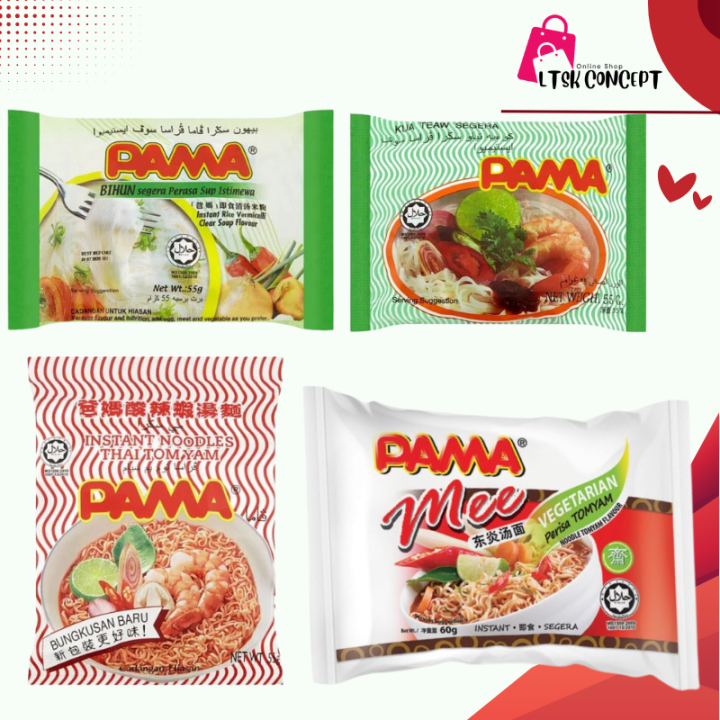 Pama Mee Instant Noodle 爸妈泰国 方便面 x5pack | Lazada