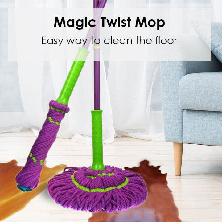 Magic Easy Twist MOP Spin Mop Floor Cleaning Tools Office Home Mop | Lazada