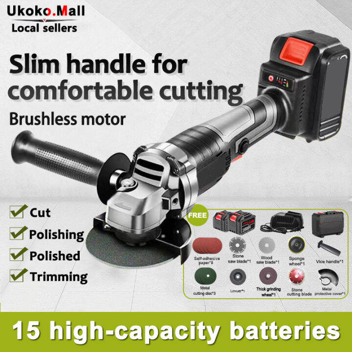 Cordless Angle Grinder Brushless Grinder Cordless Grinder Industrial ...