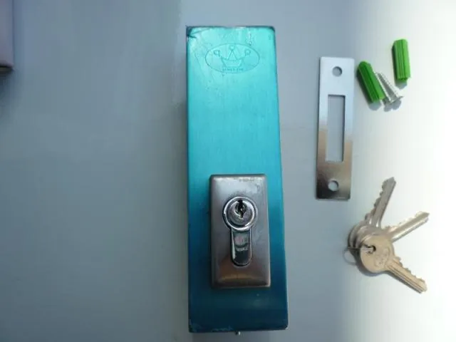 Genuine Original Crown Glass Door Parking Lock Frameless Glass Door ...