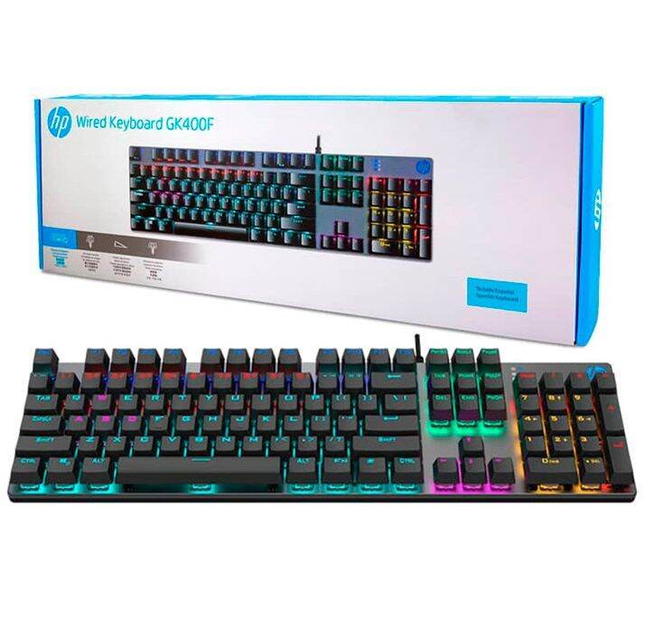 KEYBOARD HP GAMING Mechanical Keyboard GK400F คีย์บอร์ดเกมมิ่ง พร้อมเอฟ ...