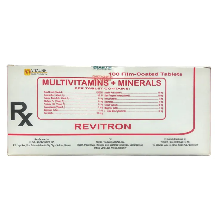 Revitron Tablet Multivitamins and Minerals