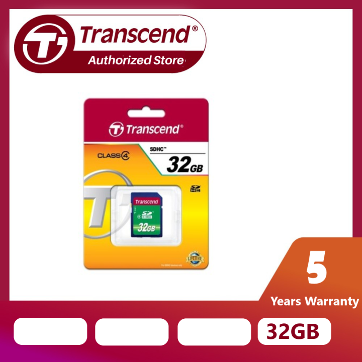 Transcend 32GB SD Card Class 4 | Lazada PH