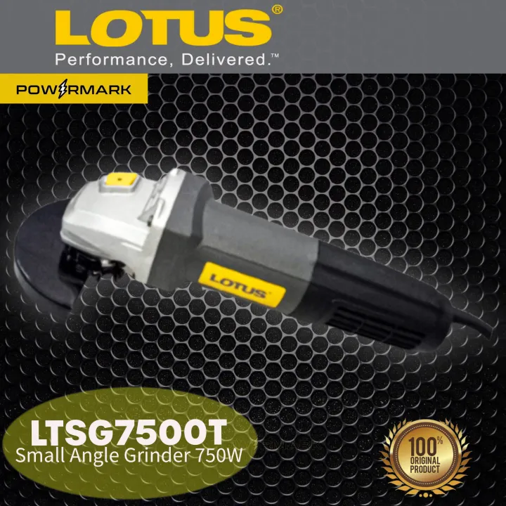 LOTUS LTSG7500T Small Angle Grinder 750W [POWERMARK | LPT] | Lazada PH