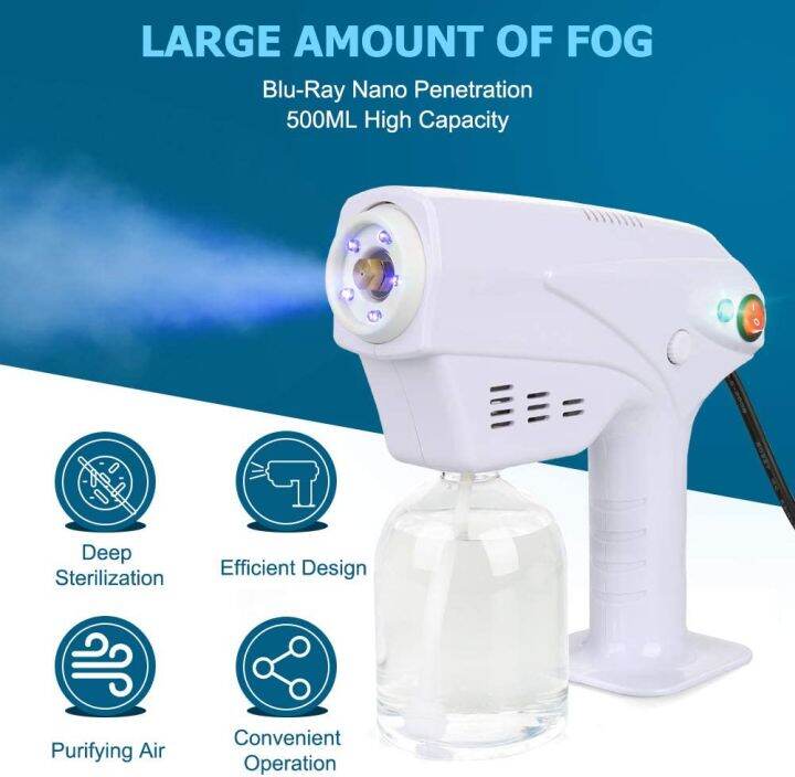 Electric Sprayer Portable ULV Handheld Blue Light Nano Sterilization ...