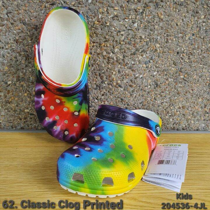 Onhand 100% Authentic Crocs 62. Classic Clog Kids Printed Made in Vietnam The Best Quality ...