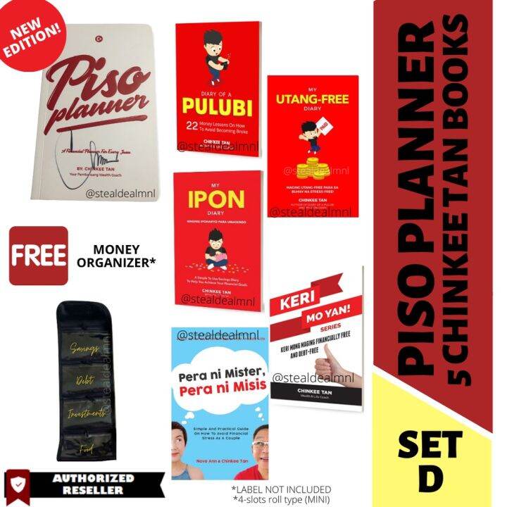 [Bundle] CHINKEE TAN Piso Planner 2022, 5 Chinkee Tan Books with FREEBIE | Lazada PH