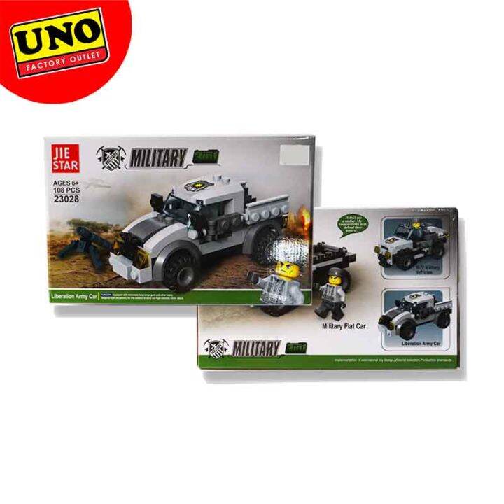 UNO KIDDIE MILITARY LEGO 3IN1 | Lazada PH