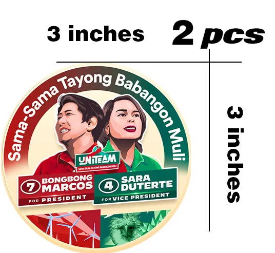 UNITEAM 3X3 STICKER AND BBM SARA SQUARE STICKER 2PCS EACH ORDER | Lazada PH