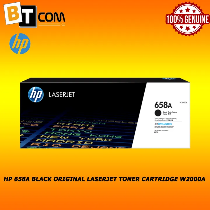 HP 658A Black Original LaserJet Toner Cartridge W2000A | Lazada