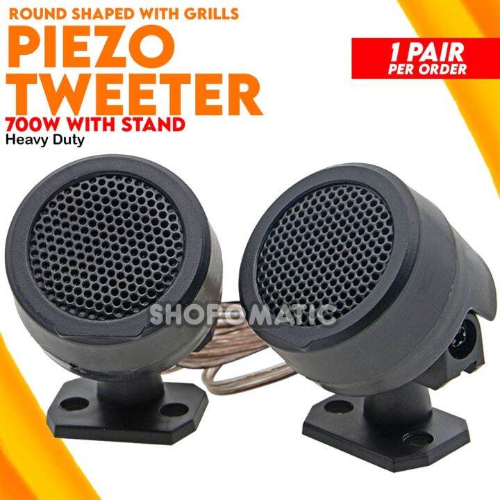 ♧2PCS Speaker Tweeter Piezo Tweeter With Grills Heavy Duty | Lazada PH