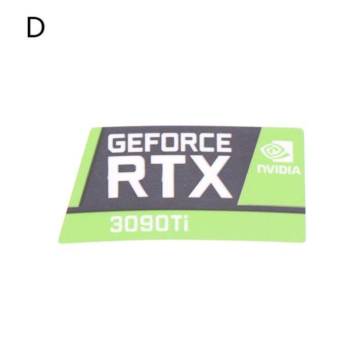 RTX 3090TI 3080TI 3070 3060 Desktop Sticker Laptop Graphics Card Label ...