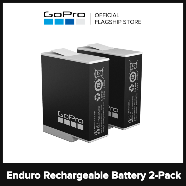 GoPro Enduro Rechargeable Battery 2-Pack 1720mAh Rechargeable Super ... GoPro Enduro Rechargeable Battery 2-Pack 1720mAh Rechargeable Super ...