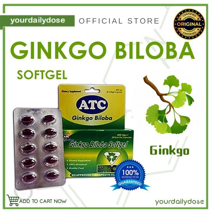 ATC Gingko Biloba Capsules 10 Capsules | Lazada PH