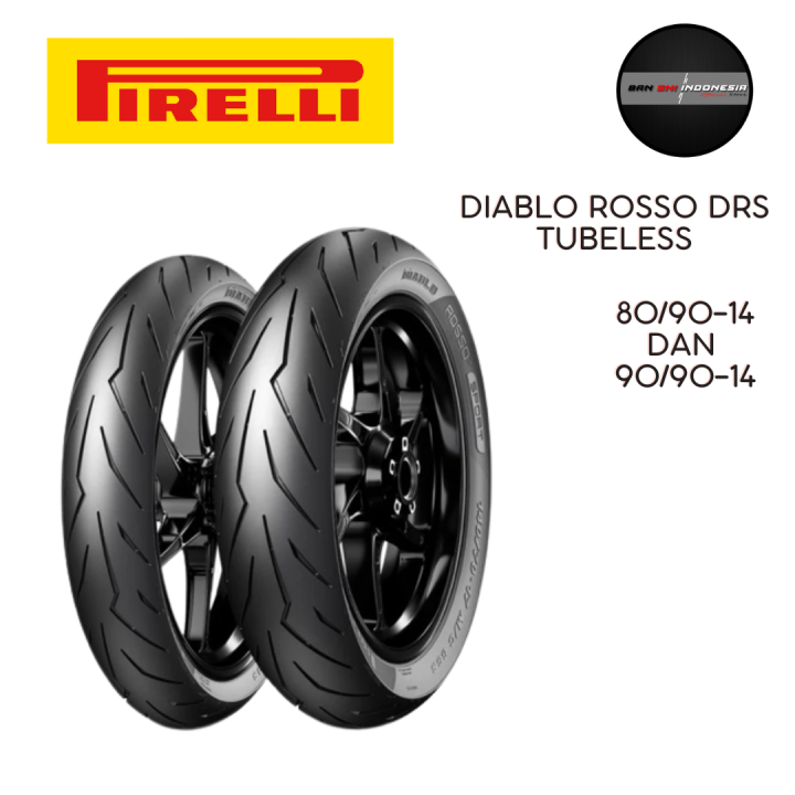 PIRELLI Ban Motor Matic Tubeless Vario, Beat Merk PIRELLI Ukuran 80/90 ...