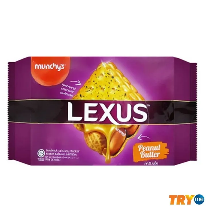 Munchy’s Lexus Sandwich Peanut Butter 190g | Lazada