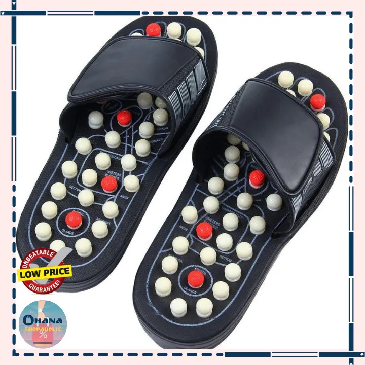 Foot Reflex Acupuncture Massage Slippers Acupressure Reflexology Foot Healthy Massage Slippers