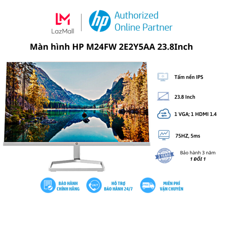 Màn hình máy tính HP M24FW 2E2Y5AA 23.8Inch 75Hz IPS | Lazada.vn