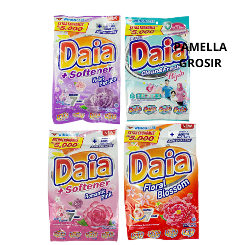 DAIA Deterjen Bubuk Softener / DAIA Detergen Bubuk / Ditergen DAIA 5000 ...