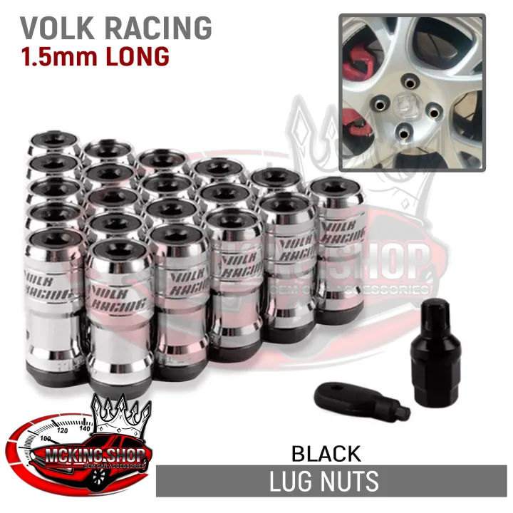 Volk Racing Concealed Heptagon Formula Steel Wheels Lock Lug Nuts M12X1 ...