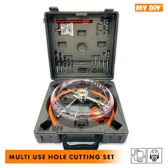 DIYHARDWARESTATION - ADJUSTABLE HOLE CUTTER HOLE SAW CIRCLE CUTTER 40 ...