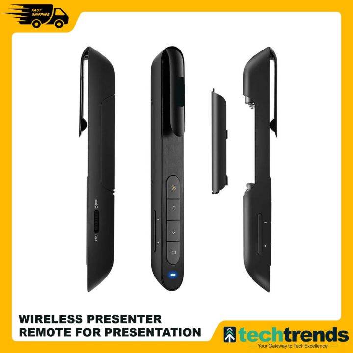TTZ- Wireless Laser Pointer Presenter, Slide Changer USB Power Point ...