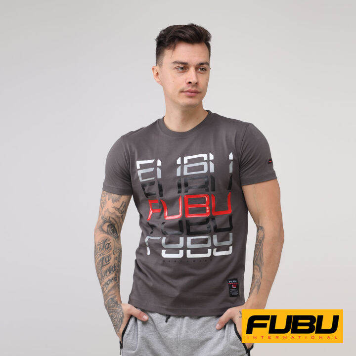 Fubu Round Neck Muscle Fit FBT01B-2783 (Maz Gray) | Lazada PH