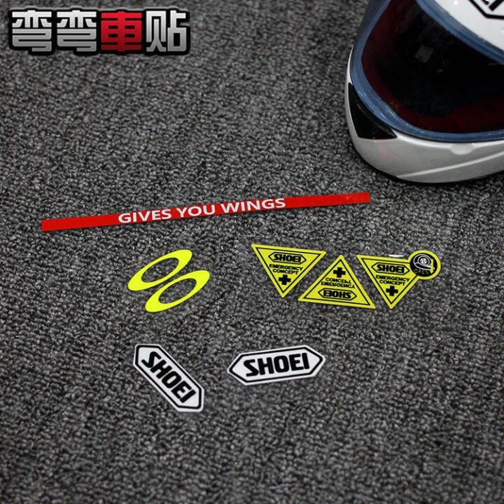 Bay car sticker shoei motorcycle helmet lens sticker X14 X12 Z7 93 red ...