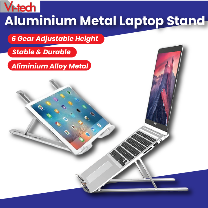 Aluminium Alloy Metal Laptop Holder for Notebook Tablet Laptop Stand ...