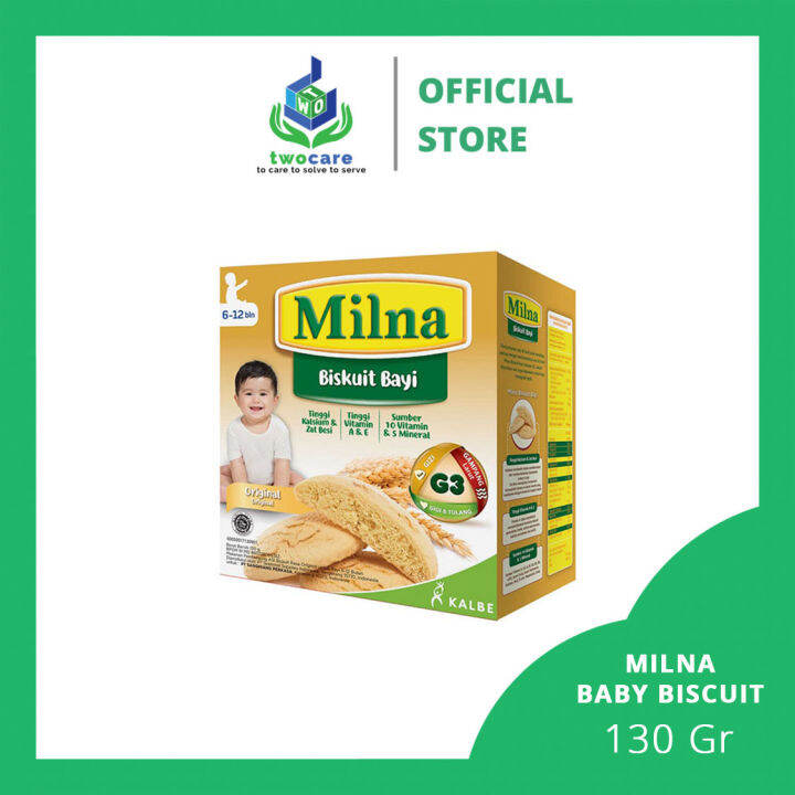 Milna Baby Biscuit 130 gr Original - Biskuit Bayi | Lazada Indonesia