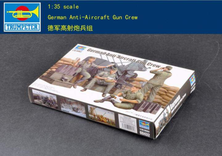Trumpeter Model 00432 1/35 German Anti-Aircraft Crew plastic model ...