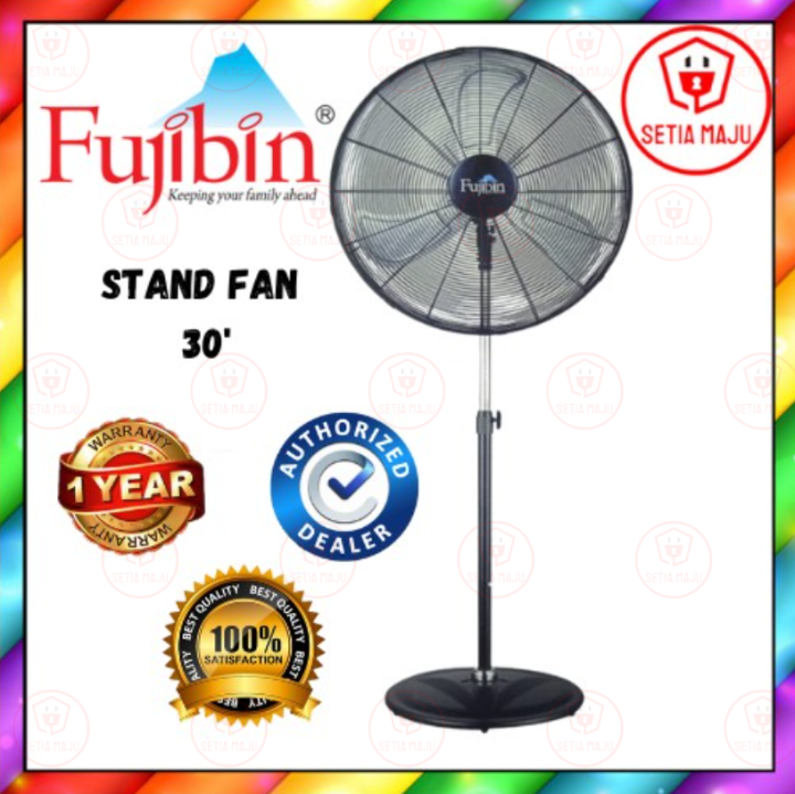 FUJIBIN 30'' Industrial Commercial Heavy Duty Stand Fan ( FAS-30B ...