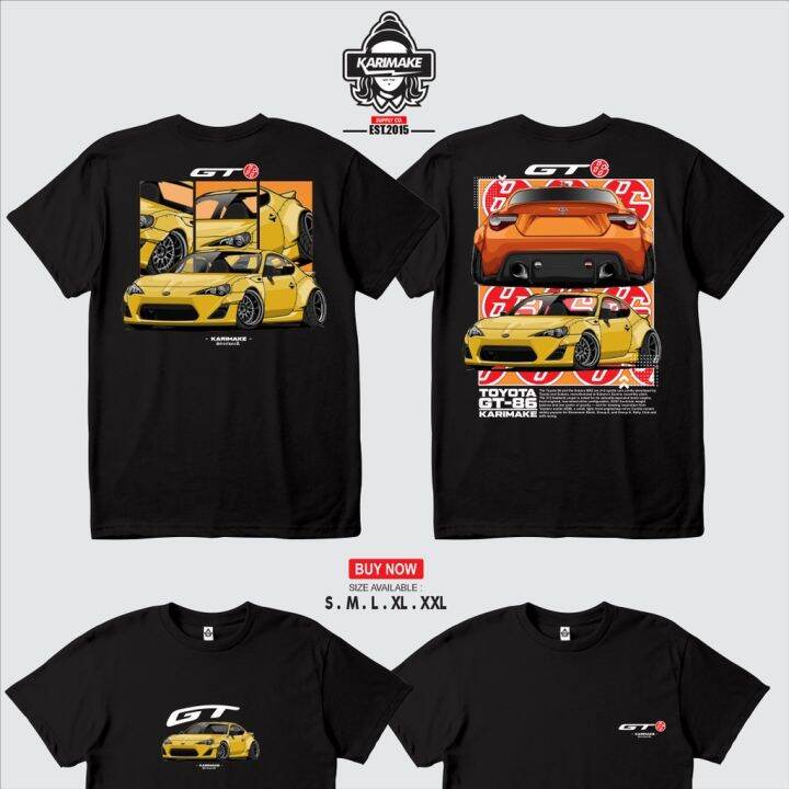 【New】เสื้อยืดผ้าฝ้ายลาย TOYOTA FT86 GT86 FT 86 GT 86 JDM STREET | Lazada.co.th