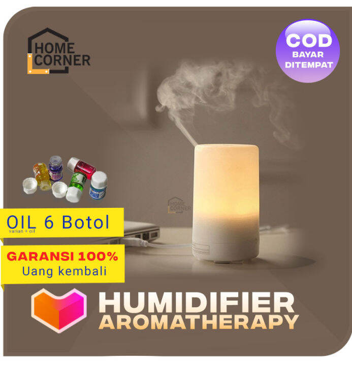 Humidifier Lampu Tidur / humidifier aesthetic / Ultrasonic Aromatherapy ...