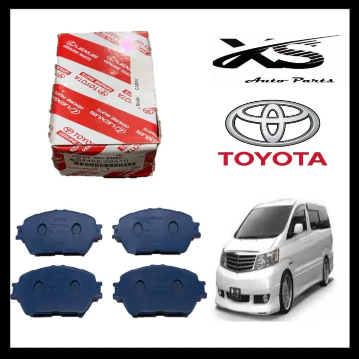 (100% GENUINE) TOYOTA Disc Brake Pad Front Toyota Estima ACR30/40 MCR30 ...