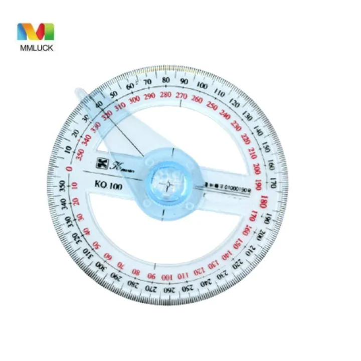 MMLUCK Durable Accurate 360 Degrees School Supplies Full Circle Math ...