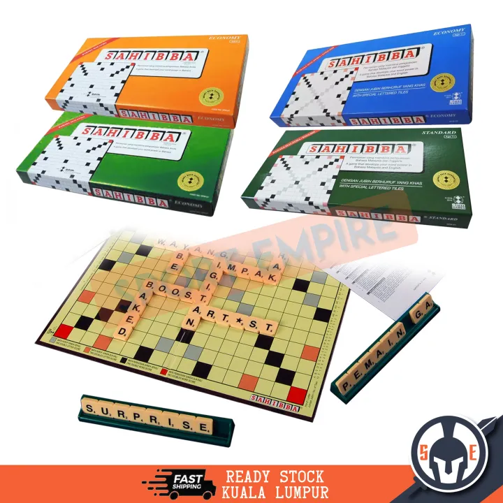 SPM Sahibba SPM 01/ SPM 02/ SPM03/ SPM04 Crosseword Board Game 100% ...