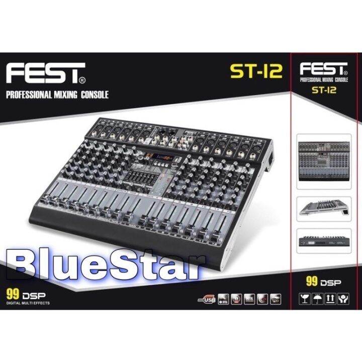 Mixer Fest ST12 Original 12 Channel FEST ST 12 | Lazada Indonesia