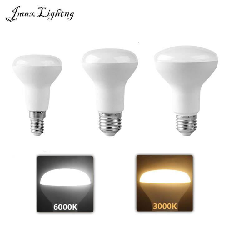 Jmax Led Bulb R50 R63 R80 3W 5W 7W 9W 15W E14 E27 Base Cold Warm Bombillas Lamp Lampada Ampoule ...
