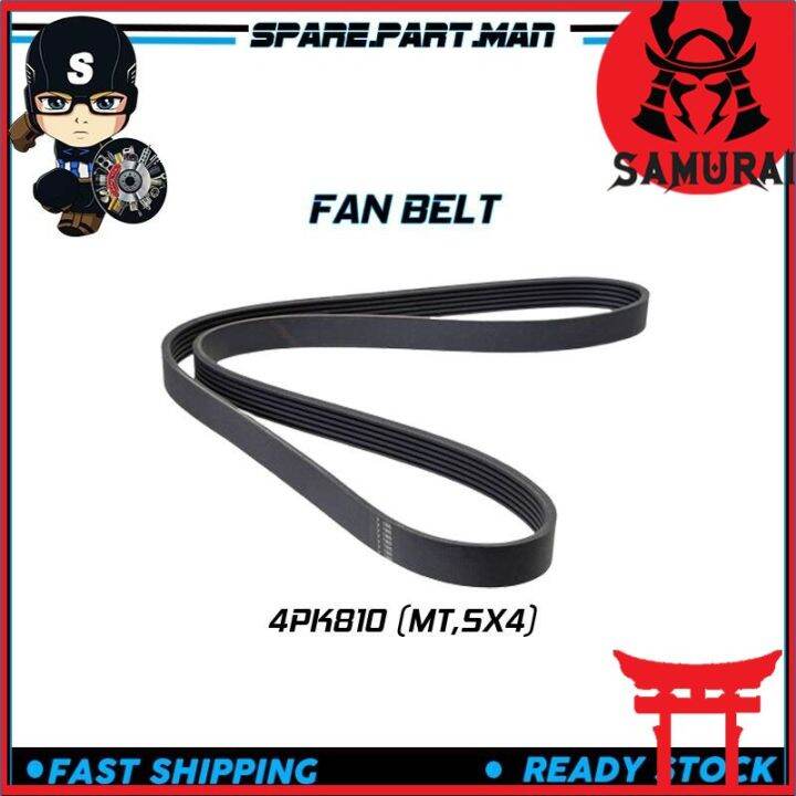 FAN BELT 4PK810 (MT,SX4) MITSUBOSHI / OEM | Lazada