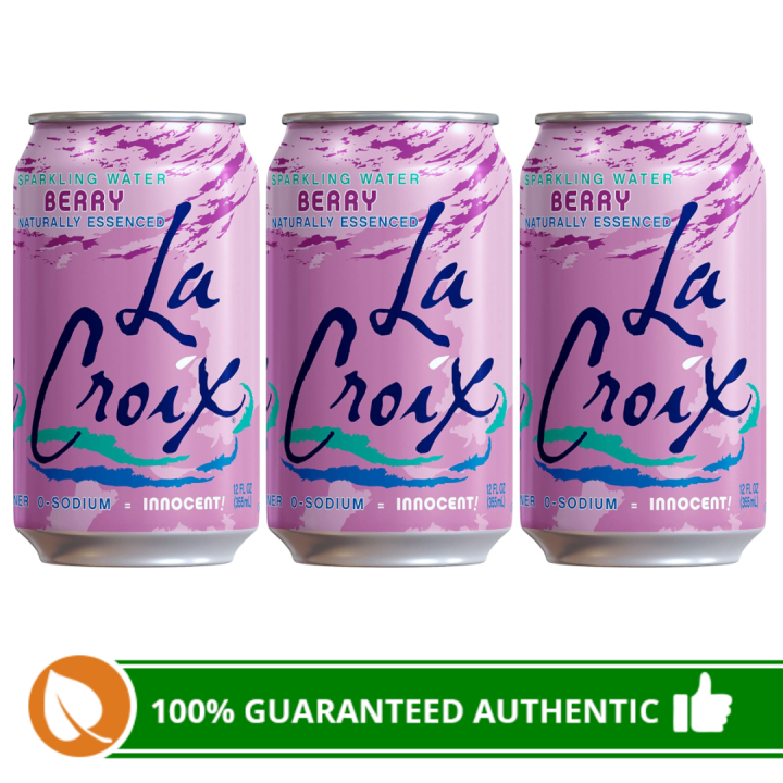 (3pcs) La Croix Berry Sparkling Water 355ml | Lazada PH