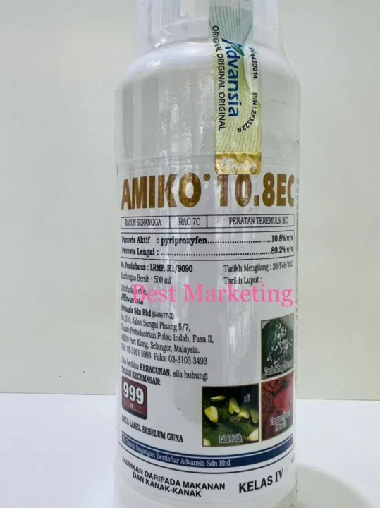 500ML AMIKO 10.8EC ADVANSIA / Telur Lalat Putih | Lazada